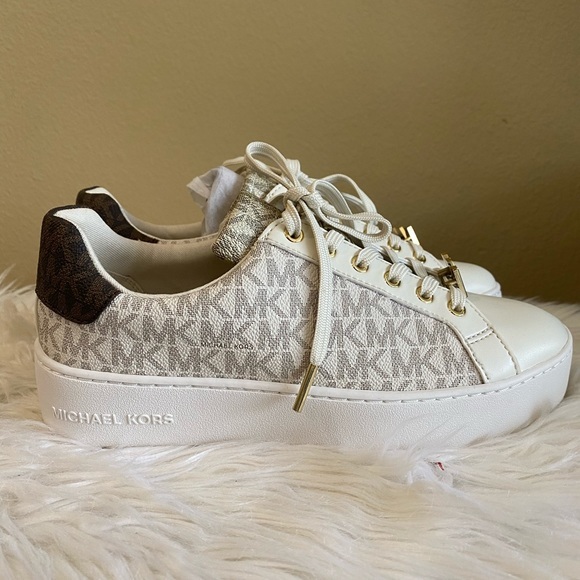 Michael Kors | Shoes | Final Sale Michael Kors Poppy Colorblock Logo Sneaker | Poshmark
